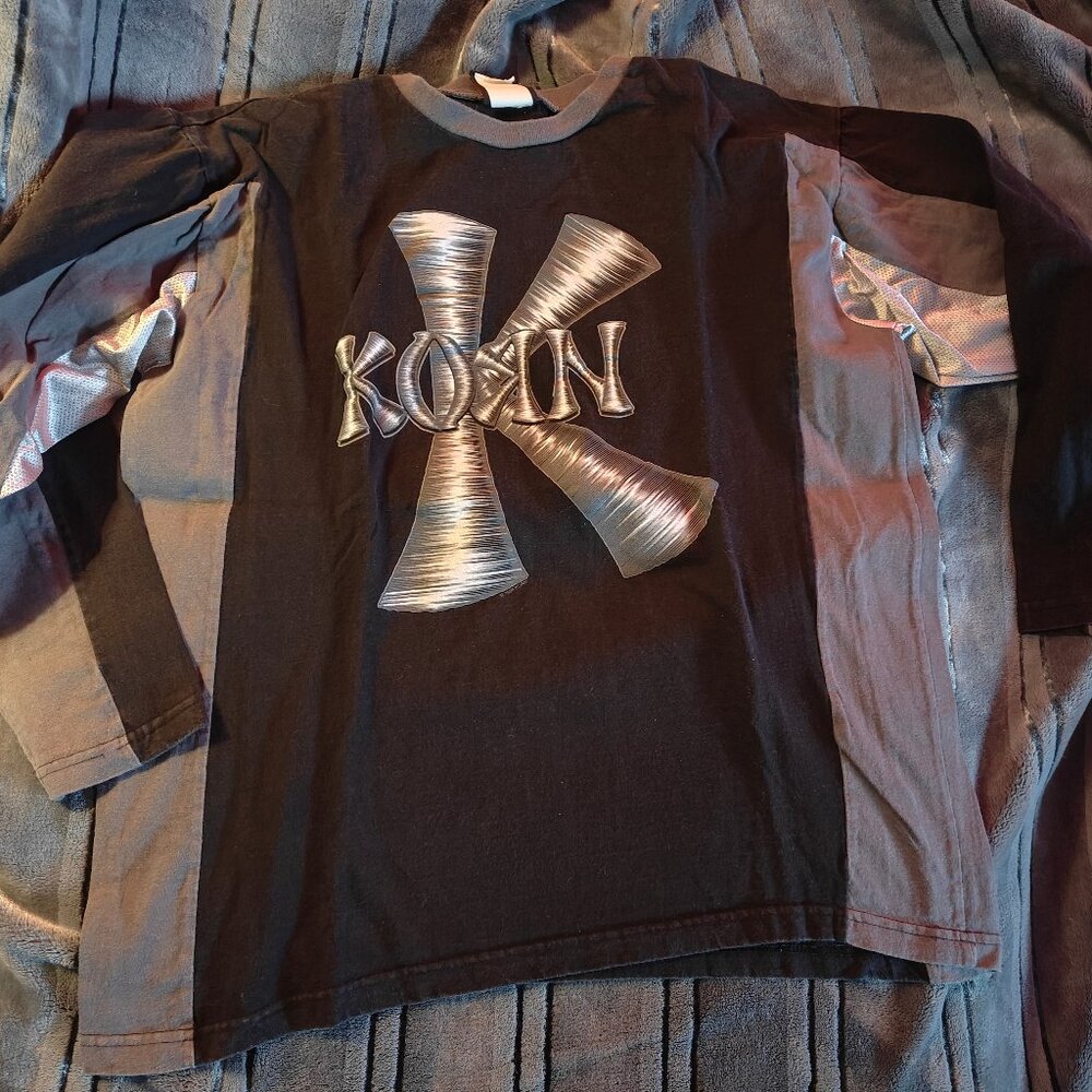 Rare Vintage Giant 1998 Xl Korn Long Sleeve T-Shirt M… - Gem